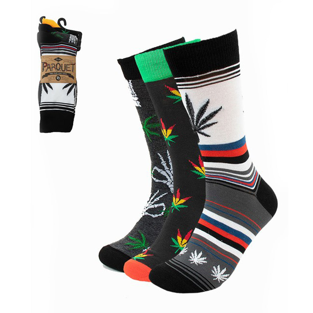 Men's Cannabis Weed Novelty Socks #1 - (3 Pack) (FINAL SALE)– Bewitched ...